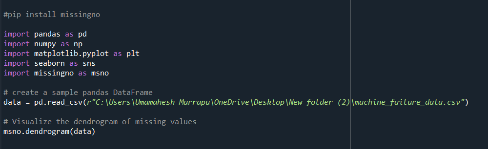Introduction to Missingno in Python Library - 360DigiTMG